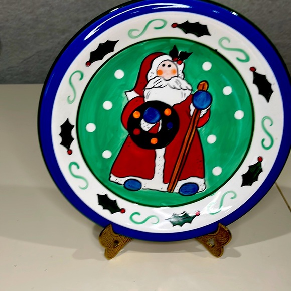 Libby | Holiday | Vintage Libby Santa Claus Plate | Poshmark